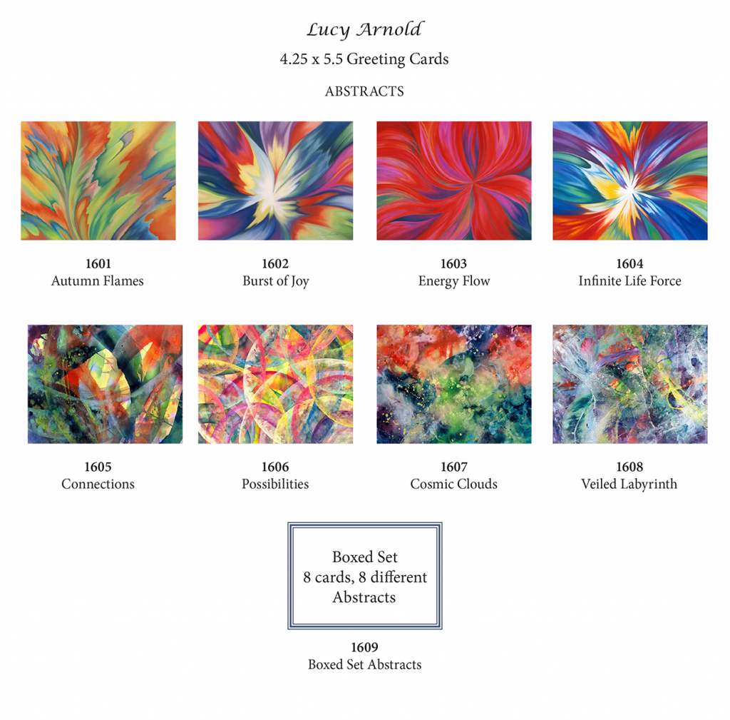 Abstract Greeting Cards - Fine Art of Lucy Arnold